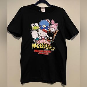 Sanrio | Shirts | Nwt Sanrio Tshirt My Hero Academia X Hello Kitty And ...